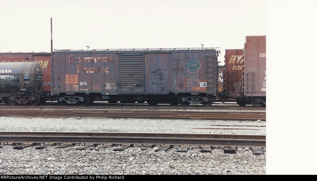 Southern Pacific Box Car With Old Southern Pacific Lines Herald